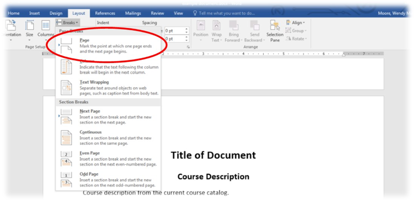 Formatting eLearning Documents: Give Me a Break – Model eLearning